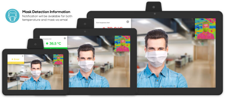 Temperature Check Kiosk | MediaTile Digital Signage Solutions