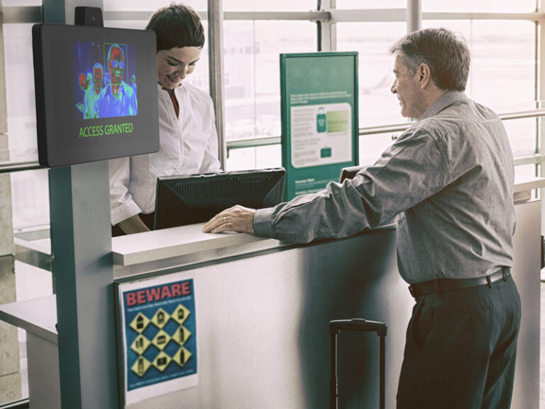 Temperature Check Kiosk | MediaTile Digital Signage Solutions