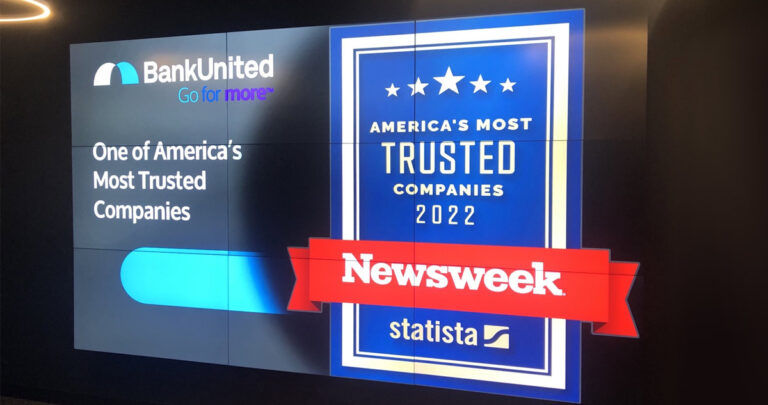 BankUnited | MediaTile Digital Signage Solutions