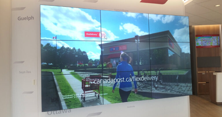Canada Post | MediaTile Digital Signage Solutions